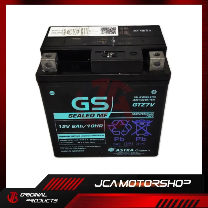 ORIGINAL GS BATTERY GTZ7V FOR NMAX, AEROX, XR | Lazada PH