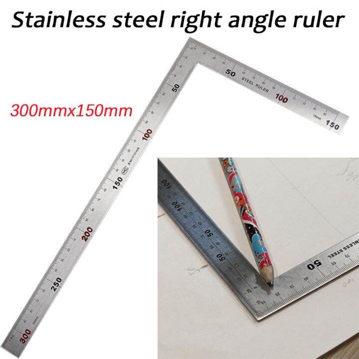 1pc Metal Steel Square Set 90 Degree Angle Metric Try Mitre Square ...