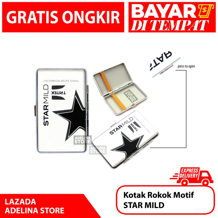 Kotak Rokok Logo Brand Rokok Star Mild / Kotak Roko Unik / Kotak Roko ...