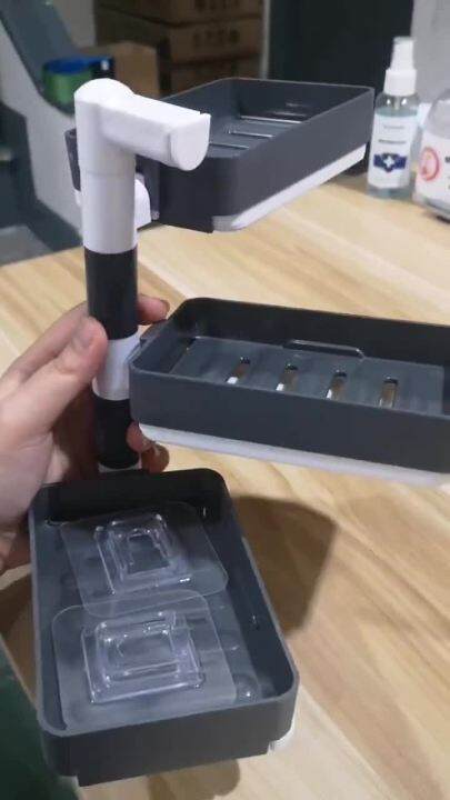 ( Pro+++ ) คุ้มค่า B1003 ชั้นวางสบู่ ชั้นวางสบู่หมุนได้ ที่วางสบู่ 3 ...