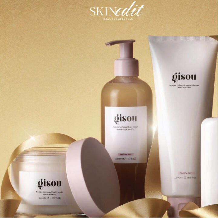 Gisou - Honey Infused Hair Shampoo , Conditioner , mask | Lazada.co.th