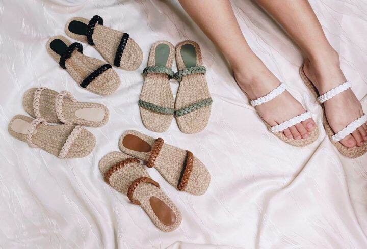 Quality Braided Abaca Sandals ORIGINAL DOUBLE STRAP ABACA SANDALS Slip ...