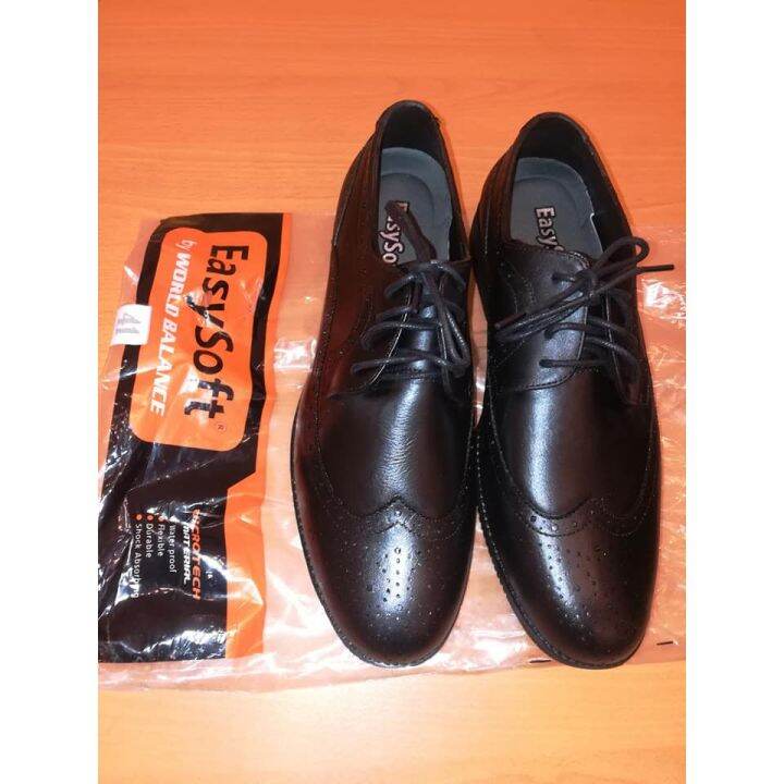 EasySoft Shoes "Basel" for Mens and Teens in black color | Lazada PH