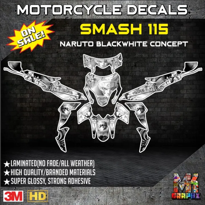 SUZUKI SMASH 115 FULL BODY DECALS DECALS STICKERS VINYL HIGH QUALITY ...