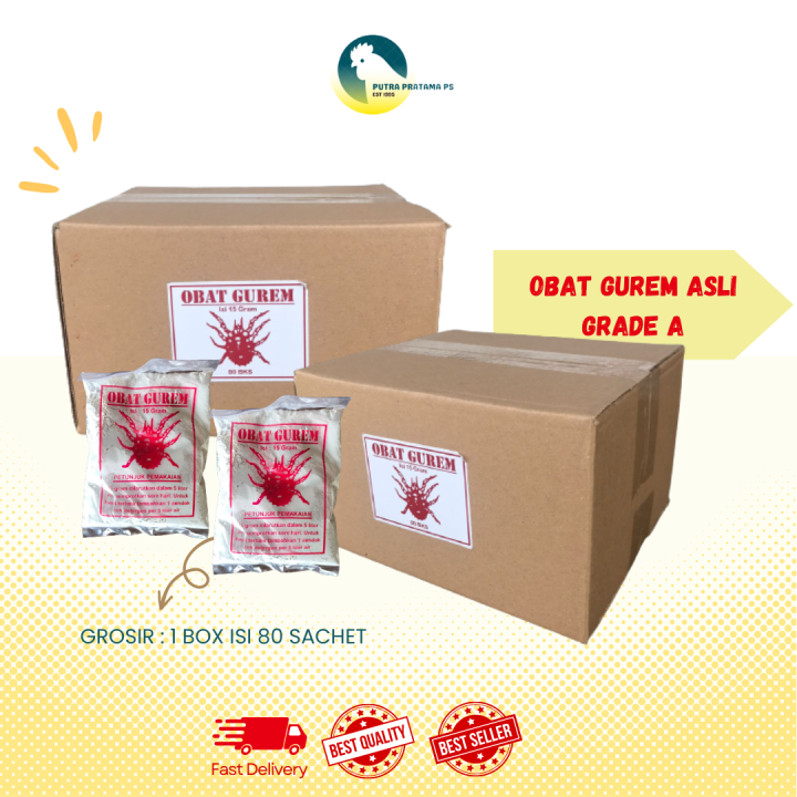 Obat Gurem 15 Gram Pembasmi Gurem Dan Semut Original Grade A ASLI ...