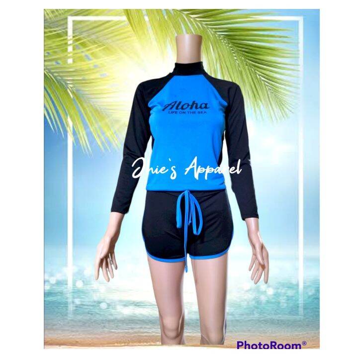 RASH GUARD FOR WOMEN / NYLON FABRIC / FIT SMALL TO XL | Lazada PH
