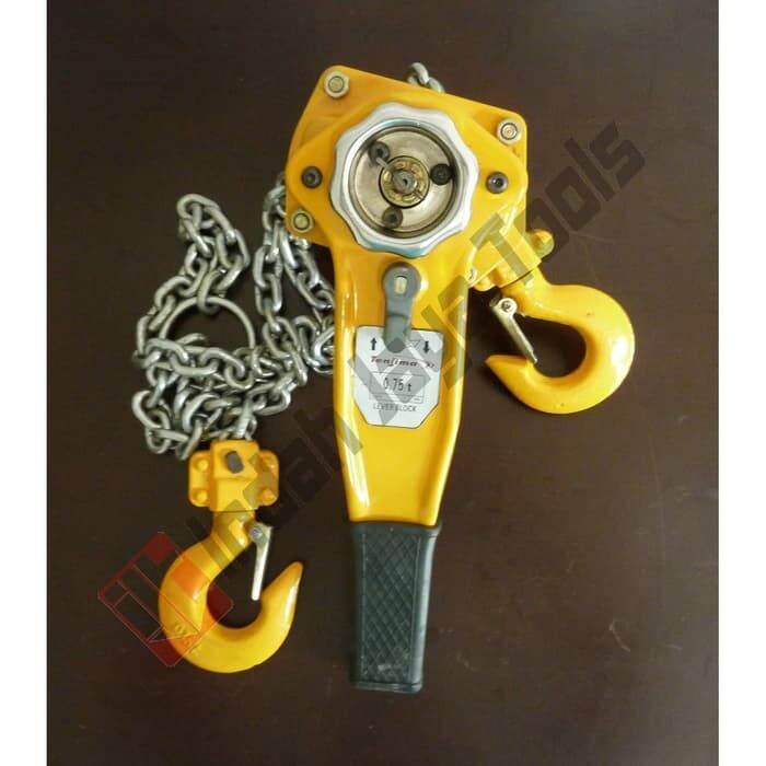 LEVER BLOCK Lever Hoist 1.5 Ton x 1.5 Meter TENJIMA 1.5 Ton 1500 Kg ...