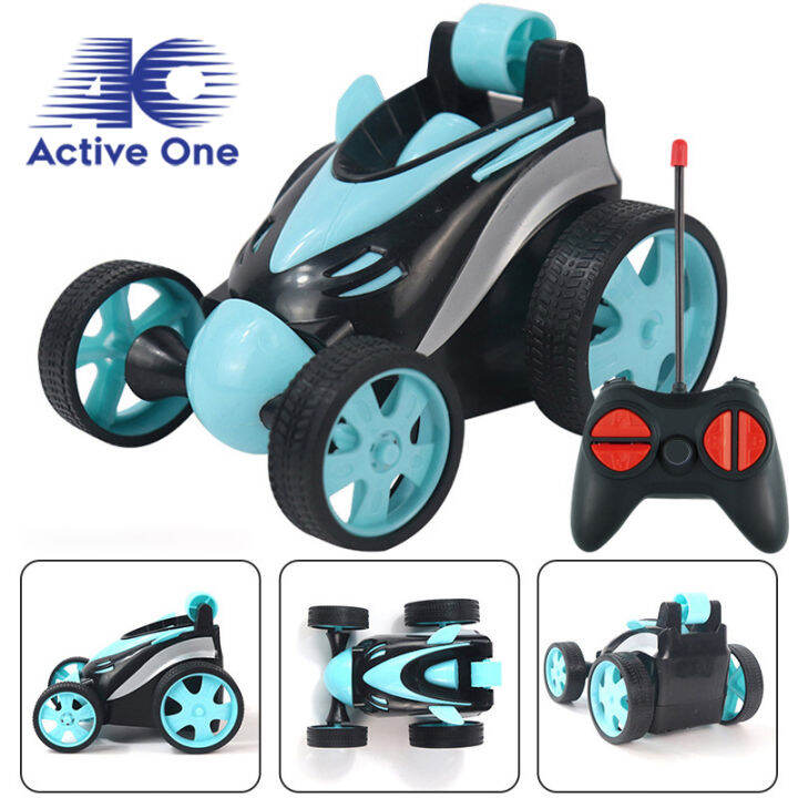 ACTIVEONE Electric Remote Control Dumper Stunt Car Toy Tumbling ...