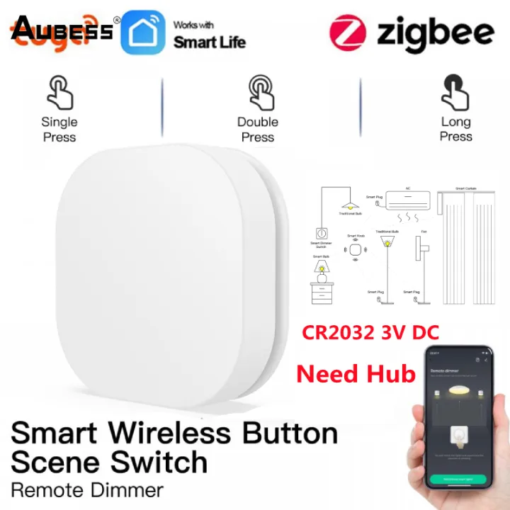 AUBESS Tuya ZigBee Smart Button Switch Wireless Remote One Key Control ... AUBESS Tuya ZigBee Smart Button Switch Wireless Remote One Key Control ...