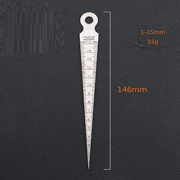 Practical Ruler Gauge Gap Double Wedge Feeler Gauge Gap Ruler Imperial ...