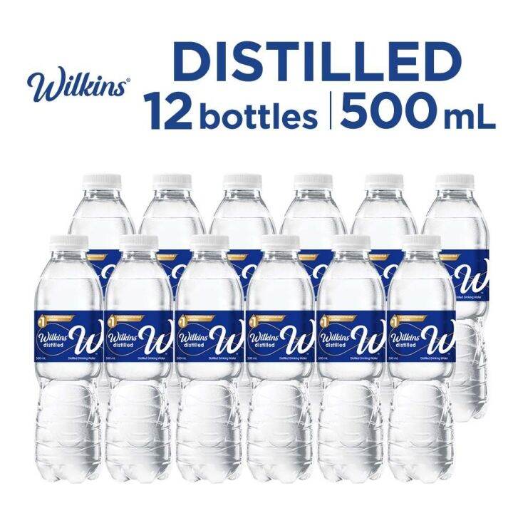 edqn63 Wilkins Distilled Water 500mL - Pack of 12 | Lazada PH