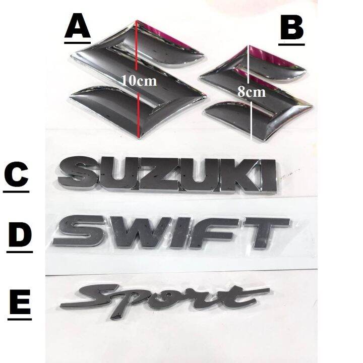 SUZUKI SWIFT SPORT EMBLEM LOGO | Lazada