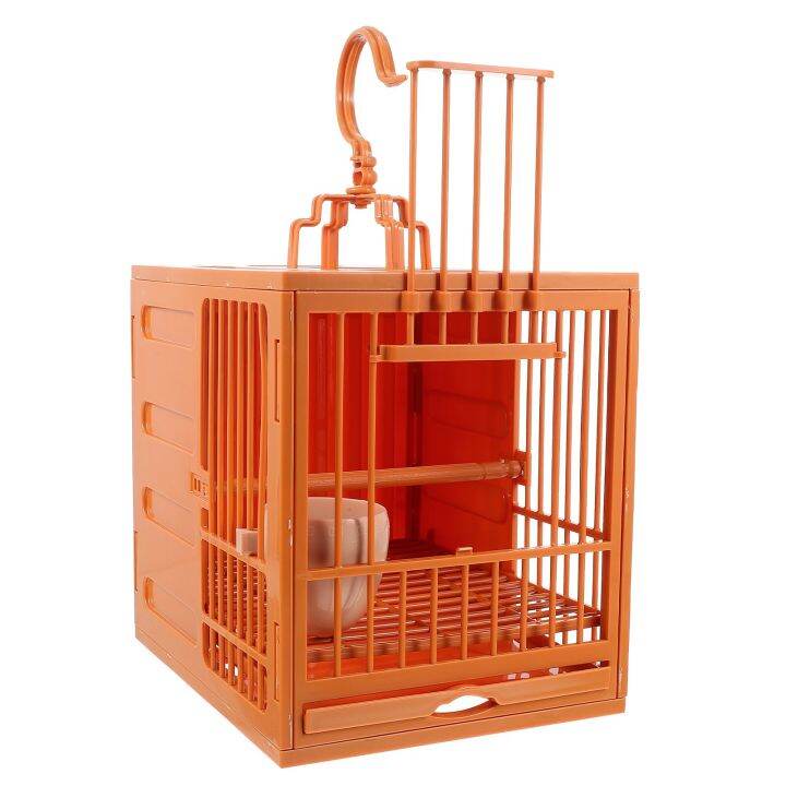 Cage Bird Birdcage Parrot Crate Handheld Feeding Carrier Transport ...