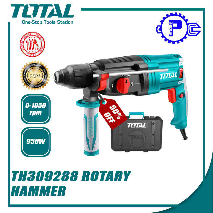 TOTAL TH309288 ROTARY HAMMER 950W | Lazada PH