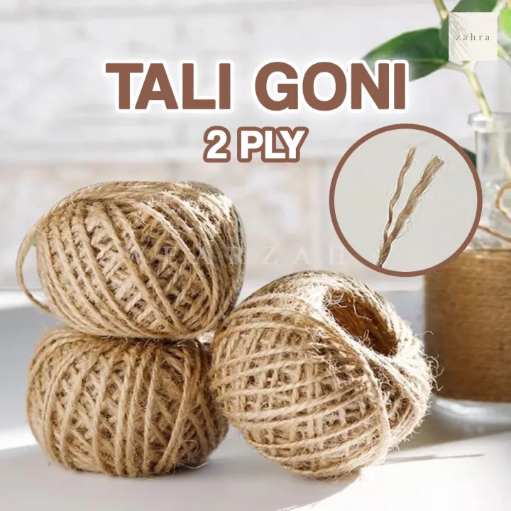 TALI RAMI 2 PLY [PER 10 & 50 METER] - Tali Goni Gulungan 2Ply 3Ply 4Ply ...