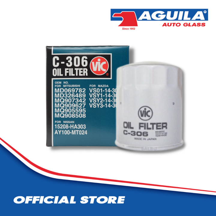 VIC - Oil Filter (C306) for Mitsubishi Montero, L300 & Hyundai Starex ...
