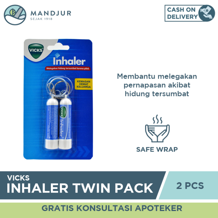 Vicks Inhaler Twin Pack - Melegakan Hidung Tersumbat | Lazada Indonesia