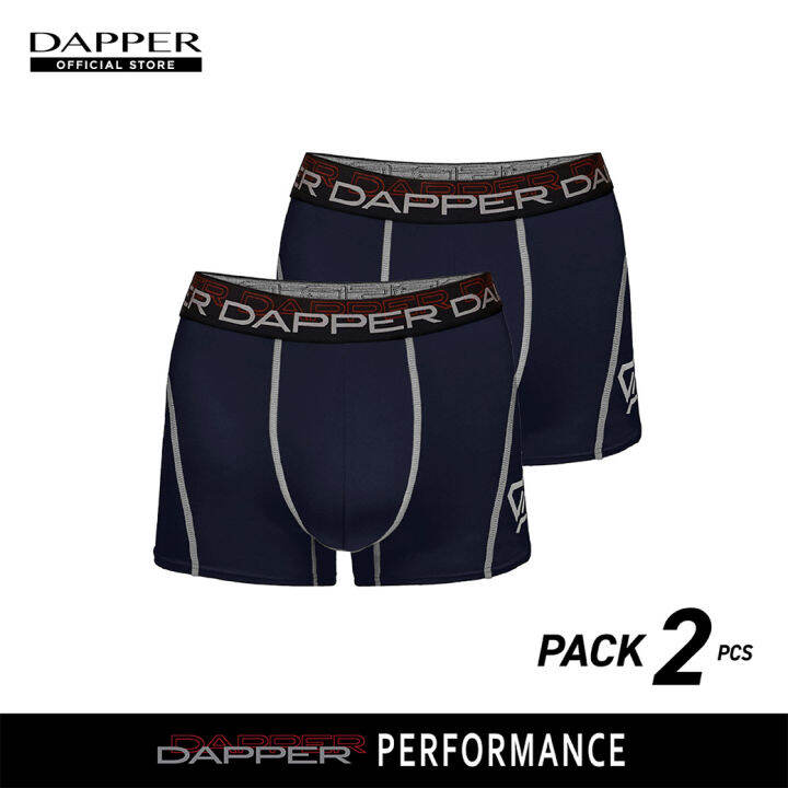 DAPPER กางเกงชั้นในชาย Dapper Performance ทรง Boxer Briefs สีกรมท่า ...