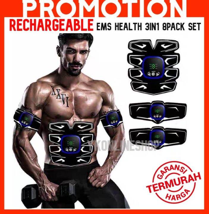 ~Ship From KL~ 2020 8pack NEW LED DISPLAY Rechargeable ems smart ...