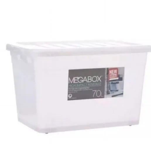Megabox Storage Box Storage container Organizer Easy clean Stackable Durable / 70L | Lazada PH