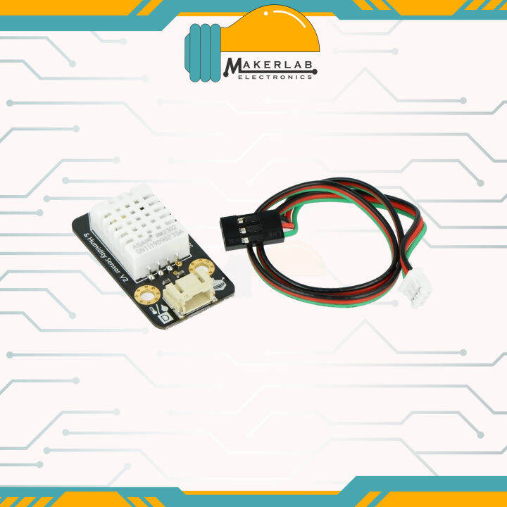 DFRobot DHT22 high precision Digital Temperature and Humidity Sensor V2 ...
