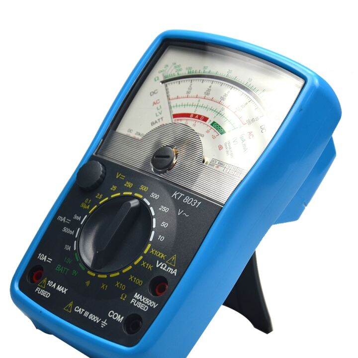 KT8031 High Precision Pointer Display Analog Multimeter 500V 200MΩ High ...