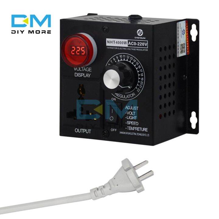 [100% origianl] diymore AC 220V 4000W Voltage Regulator Portable ...
