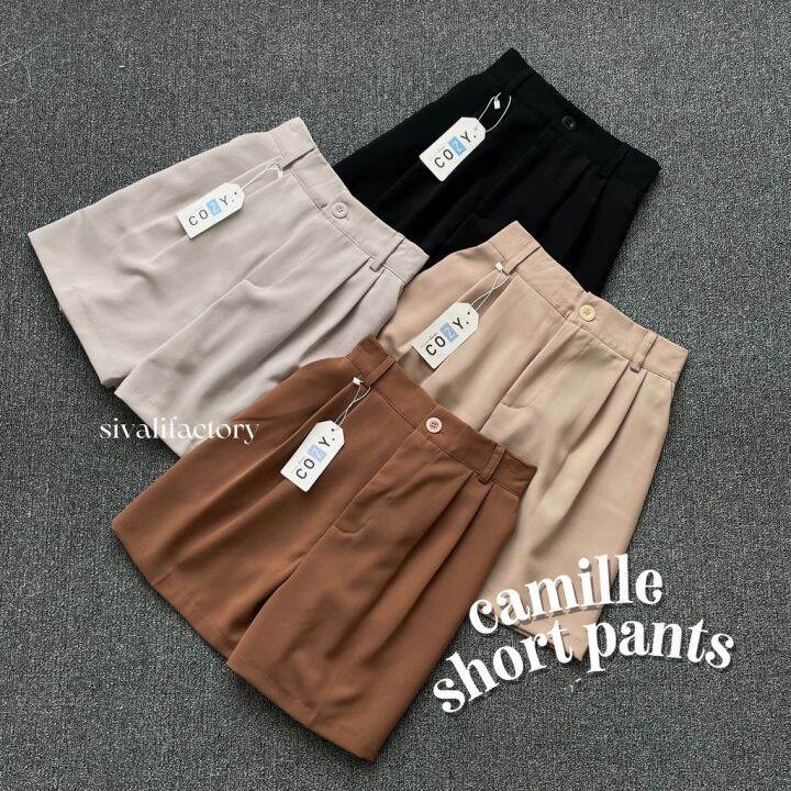Sivali Factory Camille Short Pants 1945 | Celana Pendek Wanita - Loose ...