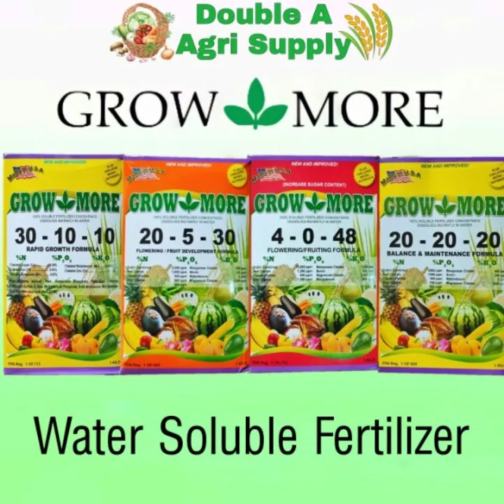 Growmore / Grow More Water Soluble Foliar Fertilizer - 1 KILO | Lazada PH