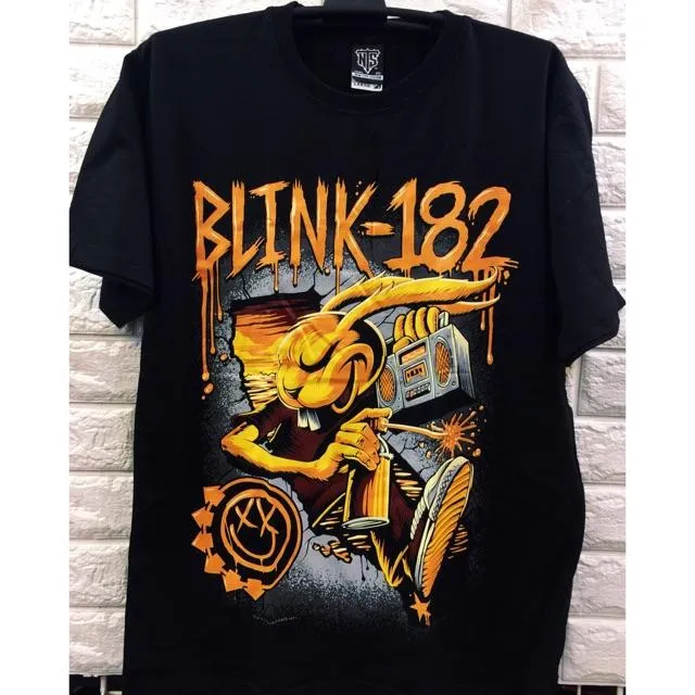 Rock Band Blink-182 Black Shirts COD | Lazada PH