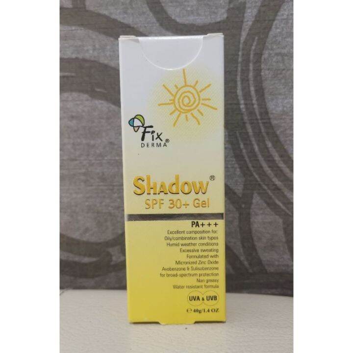Shadow spf 30 pa +++ sunscreen gel | Lazada PH
