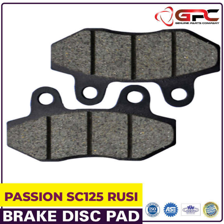 GPC Rusi Passion Sc125 Front Brake Disc Pad Set | Lazada PH