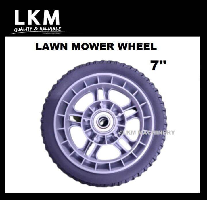 lawn mower wheel 7" / roda mesin rumput tolak | Lazada
