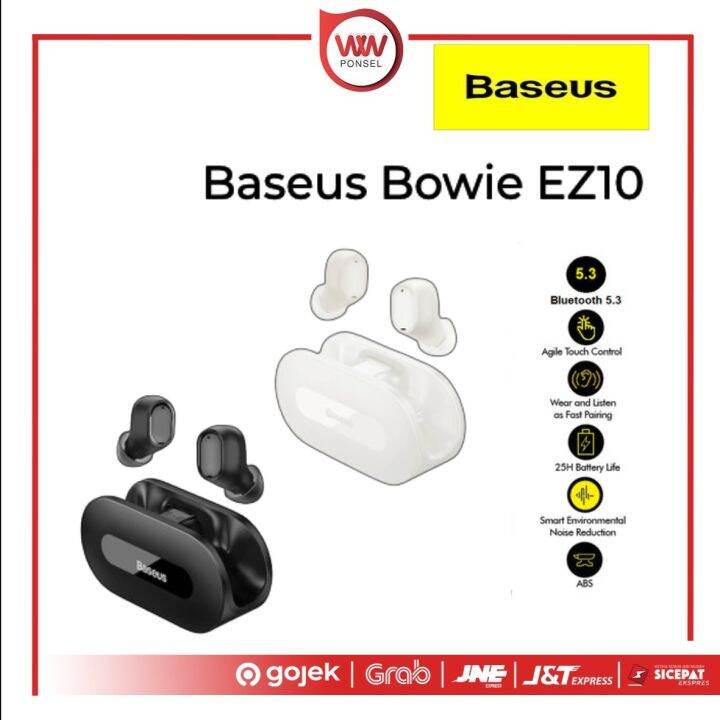Baseus Bowie EZ10 TWS True Wireless Earbuds Earphone (BS-EAR-EZ10 ...