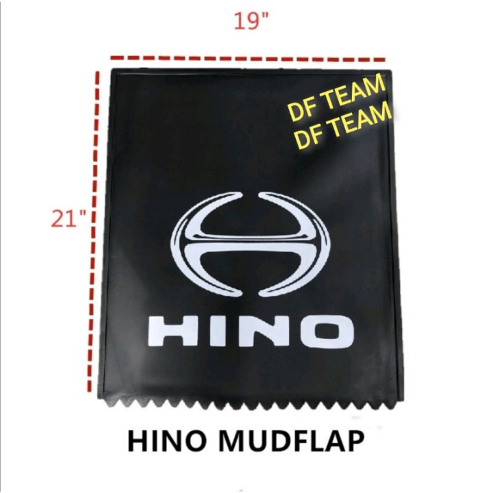 Nissan / Hino Logo PVC Mudflaps 19" Inch X 22" Inch | Lazada