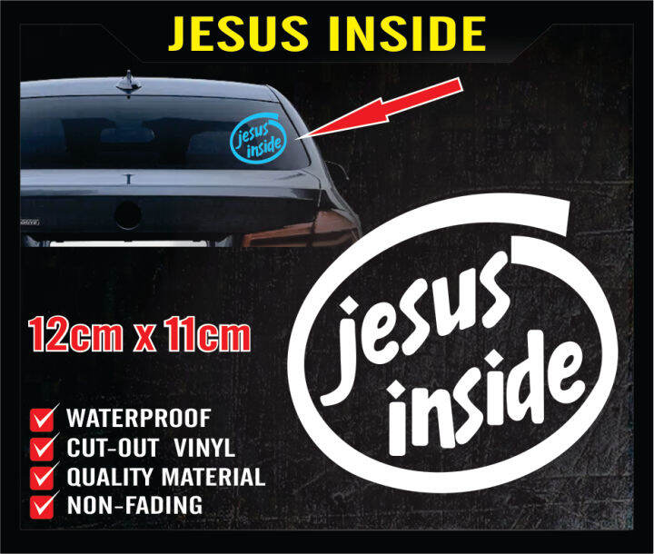 JESUS INSIDE STICKER | Lazada PH