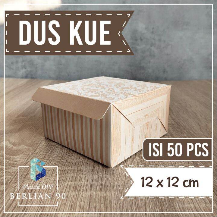 Snack Box 12x12 cm Kotak Kue Basah dan Hajatan . Kotak Kue Hajatan ...