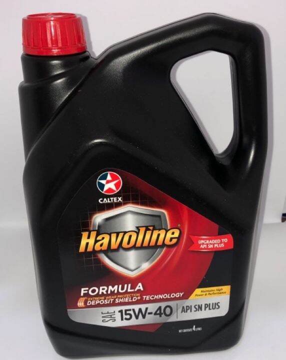Caltex Havoline Formula SAE 15W40 (4 Litre),100%Original | Lazada