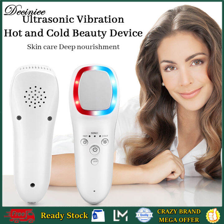 Ultrasonic Cryotherapy Machine LED Hot Cold Hammer Facial ...