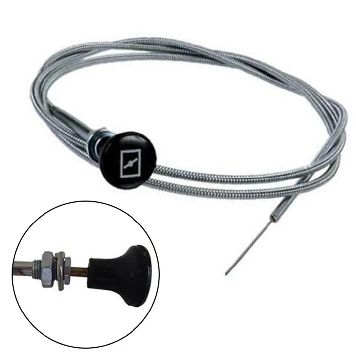 ใหม่ Classic Car Choke Cable Pull Lock 60 Long Mini Kit Car Universal ...