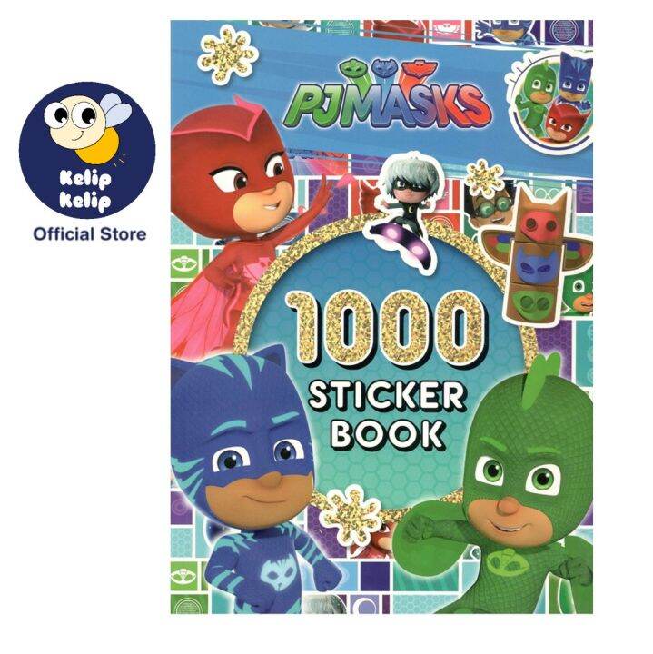PJ Masks 1000 Stickers Activity Book With Puzzles Quizzes Mazes & More ...