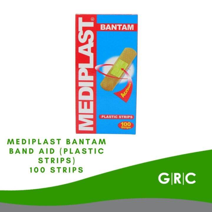 Mediplast Bantam Band Aid (Plastic Strips) 100 Strips | Lazada PH
