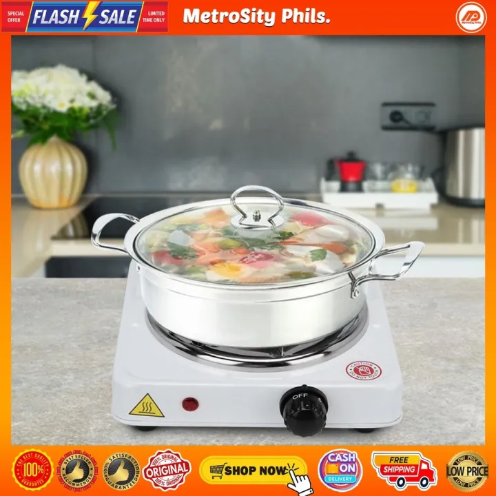 Original Portable Electric Stove Single Burner 1000w Hot Plate Portable Electric Stove Single ...