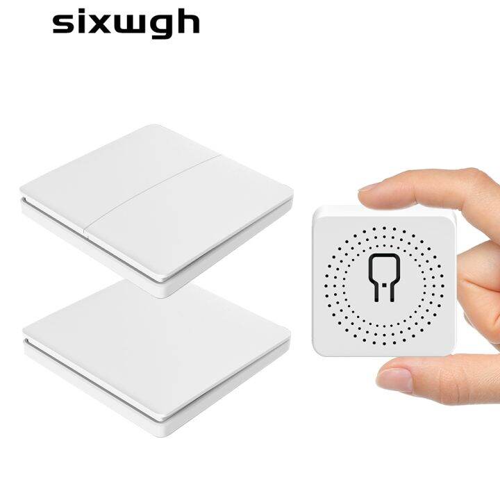 [ONN] 2022 Newest 16a 433mhz Wireless Kinetic Energy Switch 2 Way Push ...