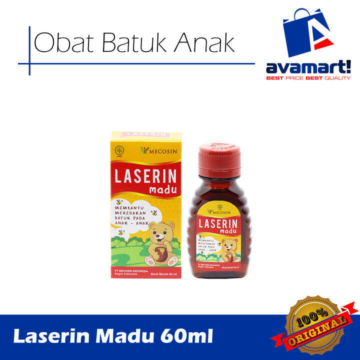 Laserin Madu Obat Batuk Anak 60 ml / Laserin Madu Anak | Lazada Indonesia