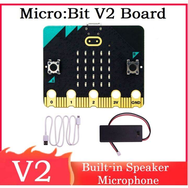 BBC Micro:Bit V2 Kit Built-in Speaker Microphone Touch Sensitive ...