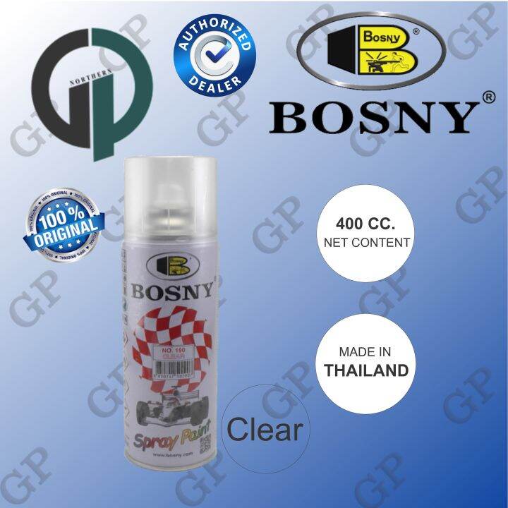 Bosny Spray Paint #190 Clear Gloss 400ml ( Made In Thailand ...
