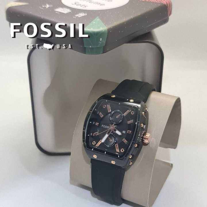 New!!!!Jam Tangan Wanita Fossil Rali Karet Crono Variasi//Tanggal aktif ...