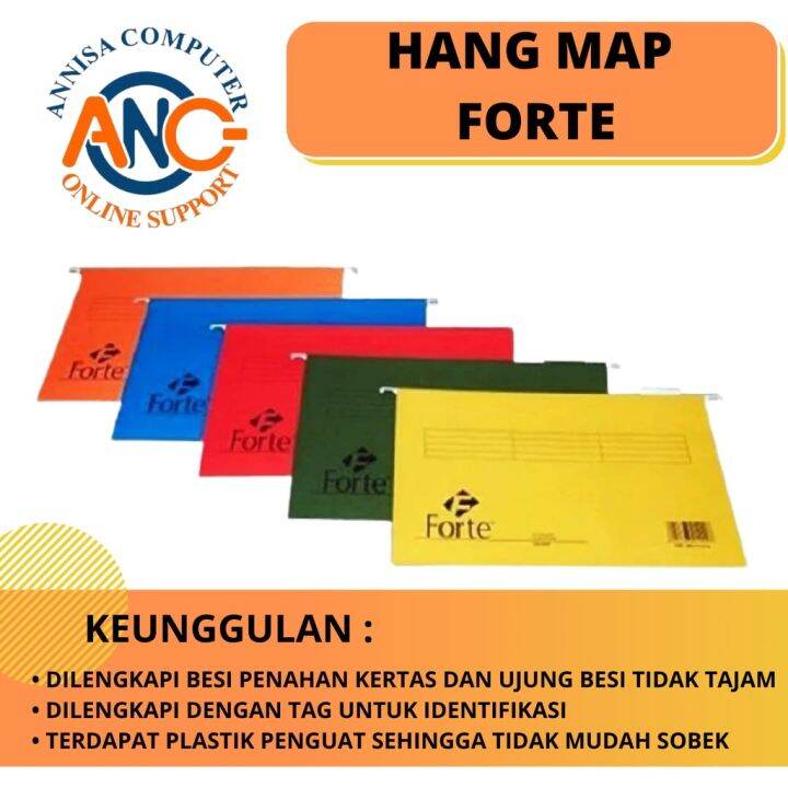 Hanging Map Forte / Hang Map F4 - Map Gantung Forte - Warna Hijau Tua ...