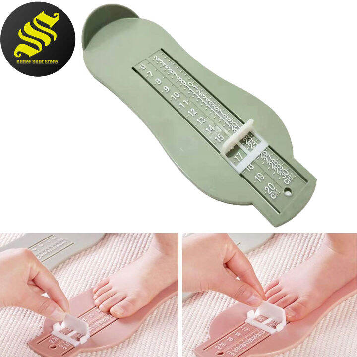 Kids Baby Foot Shoe Size Measure Tool Infant Device Ruler Kit boy girl ...